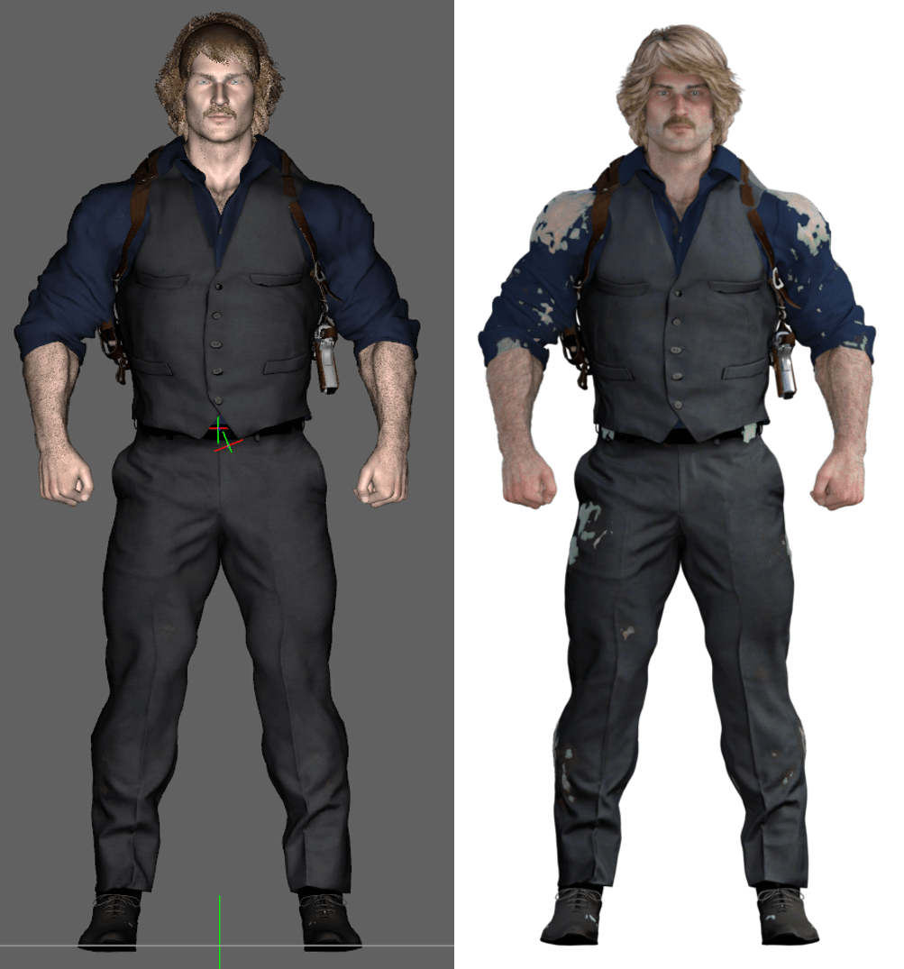 Poke Throughs 3D Render, Digital Art by dim35