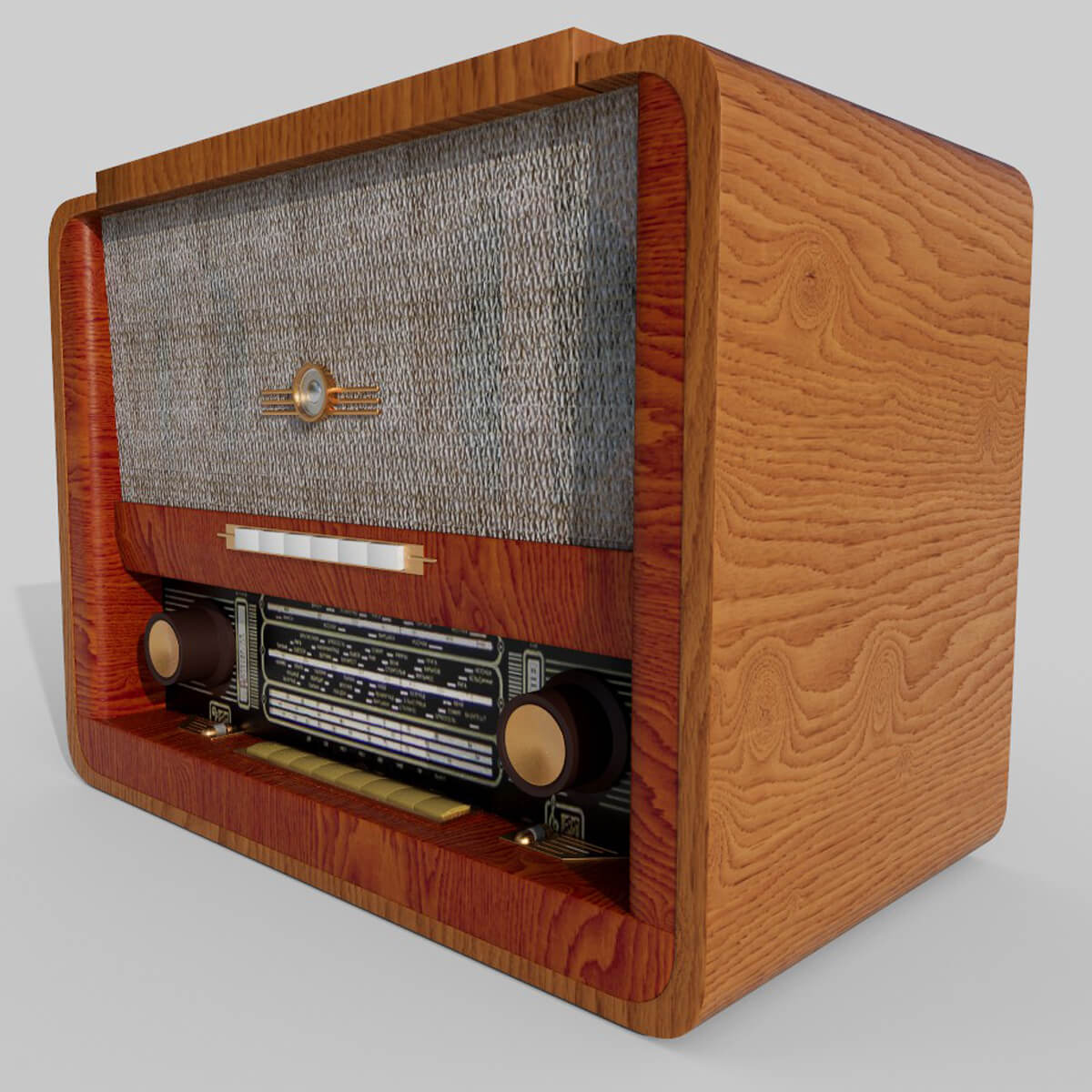 Radio Receiver B-59 3D Model by Dim89