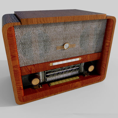 Radio Receiver B-59 3D Model by Dim89