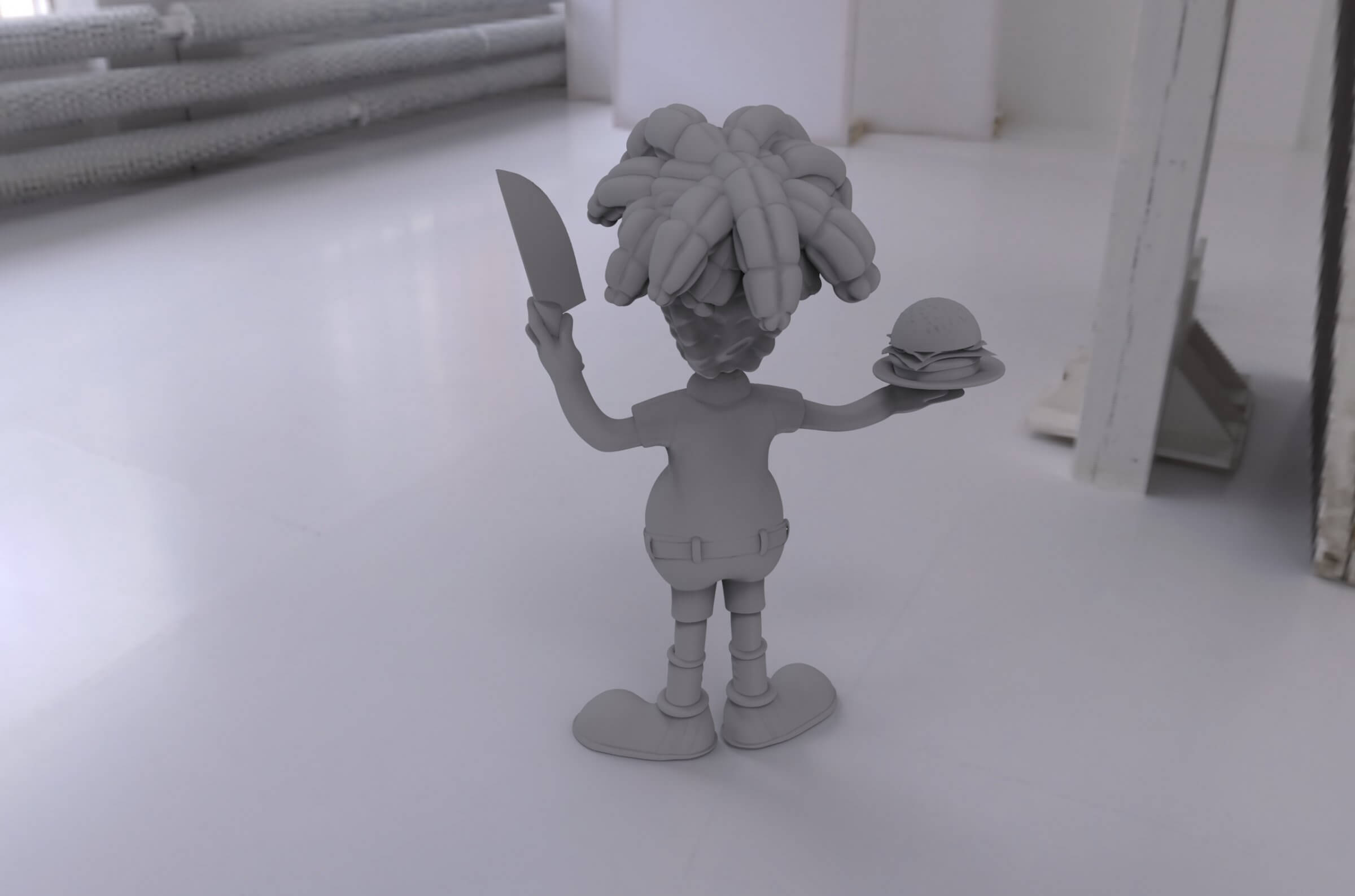 Concept Cartoon Character - 3D Model by dinu1