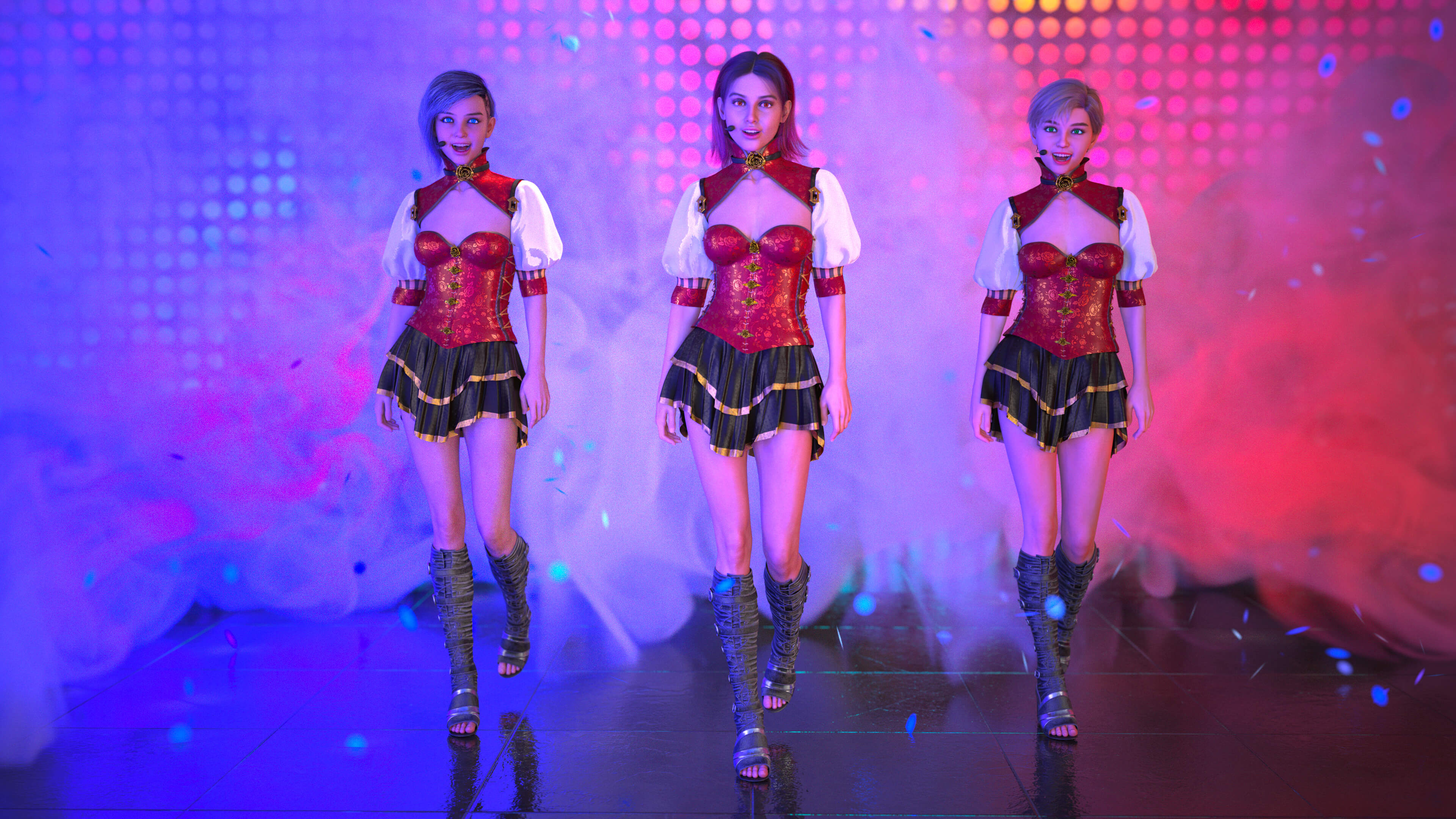 K-POP IDOLS 3D Render, Digital Art by dirtrider00