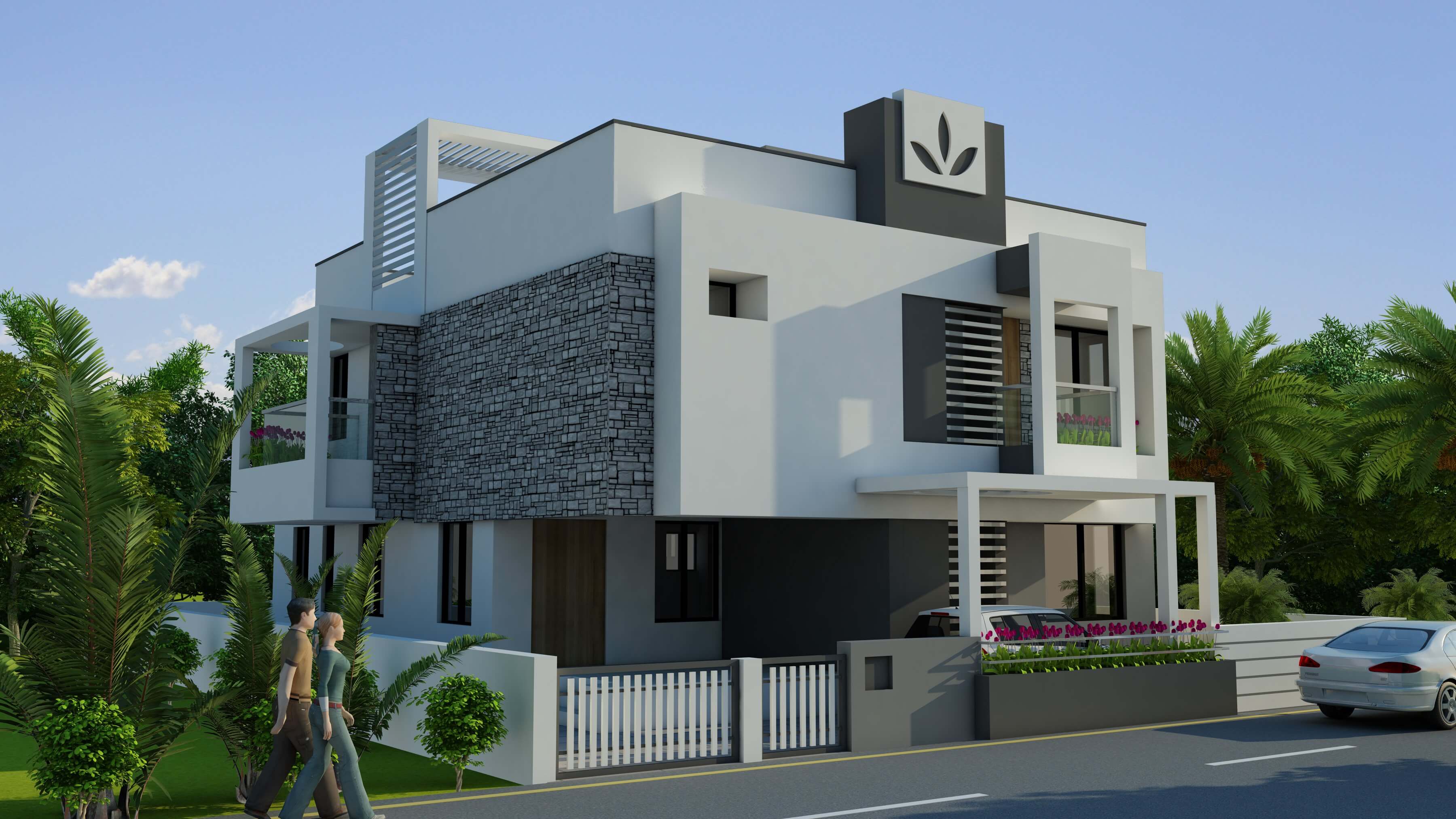 BUNGLOW 3D Render | RenderHub Gallery