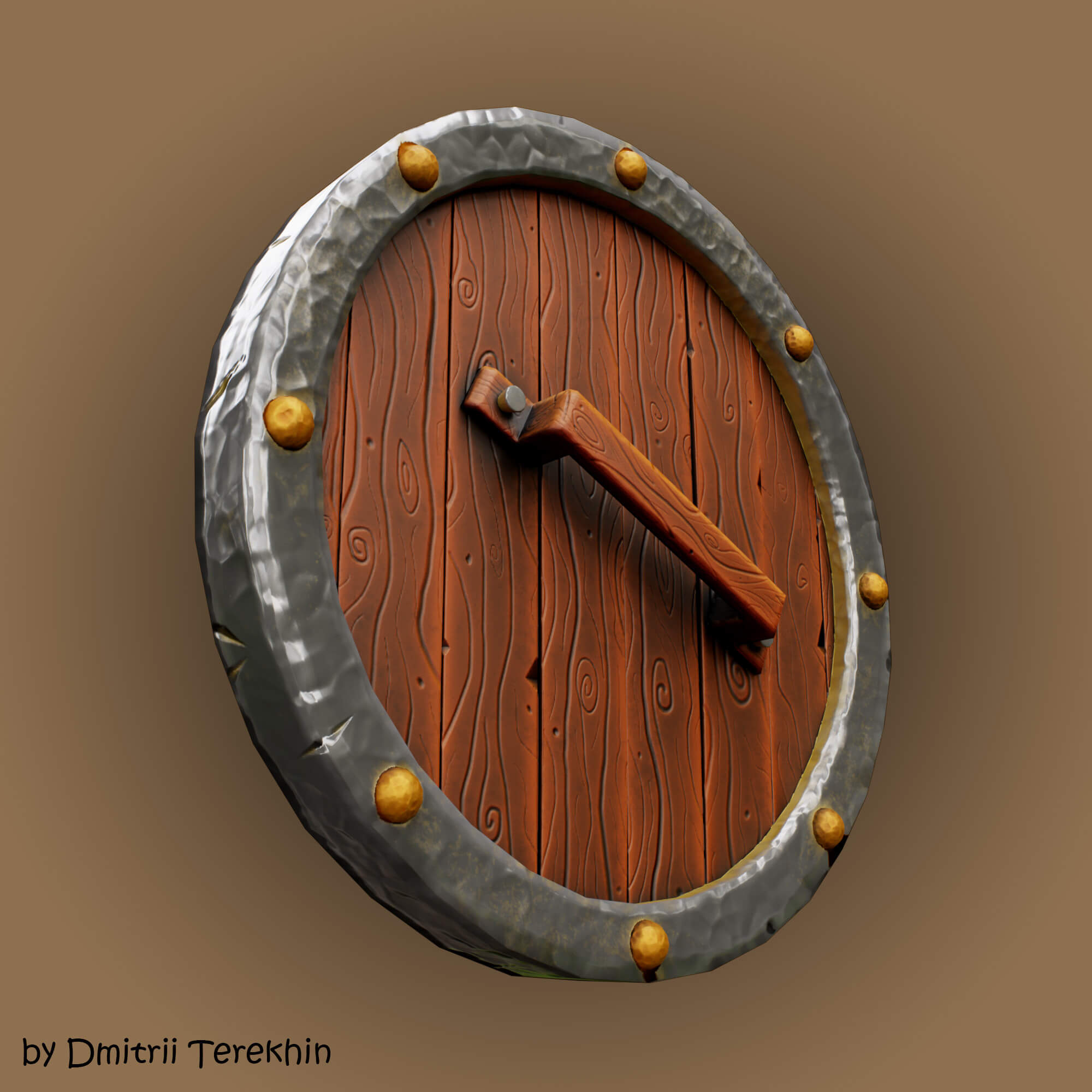 Stylized Old Shiled a Game Object - 3D Model by Dmitrii_Terekhin