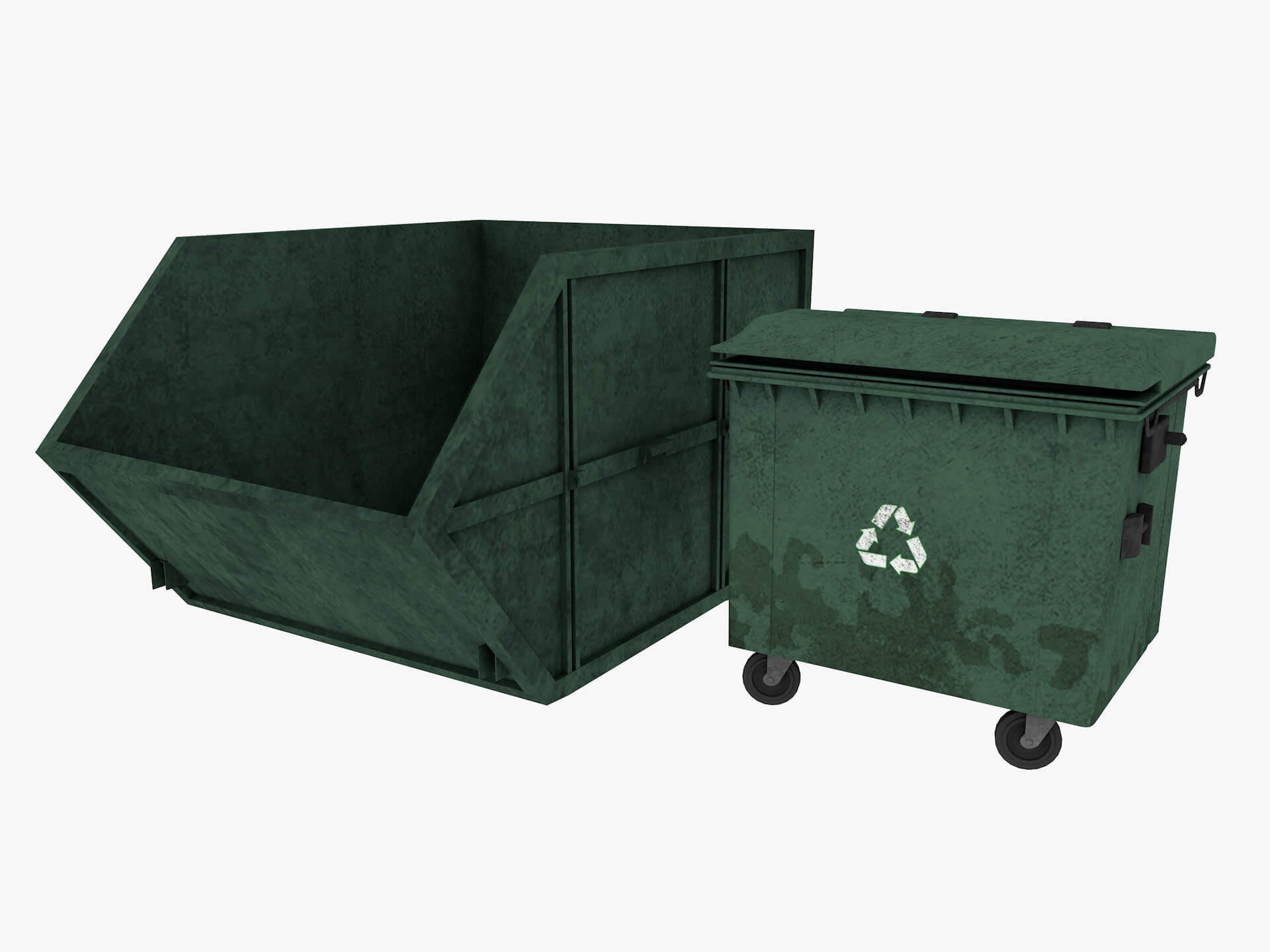 Industrial Warehouse Props Pack Low Poly - 3D Model by DnD