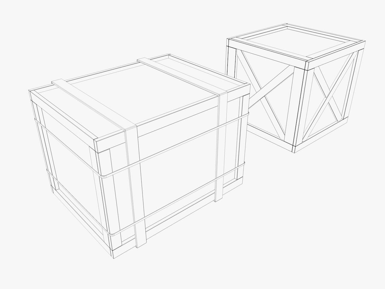 Industrial Warehouse Props Pack Low Poly - 3D Model by DnD