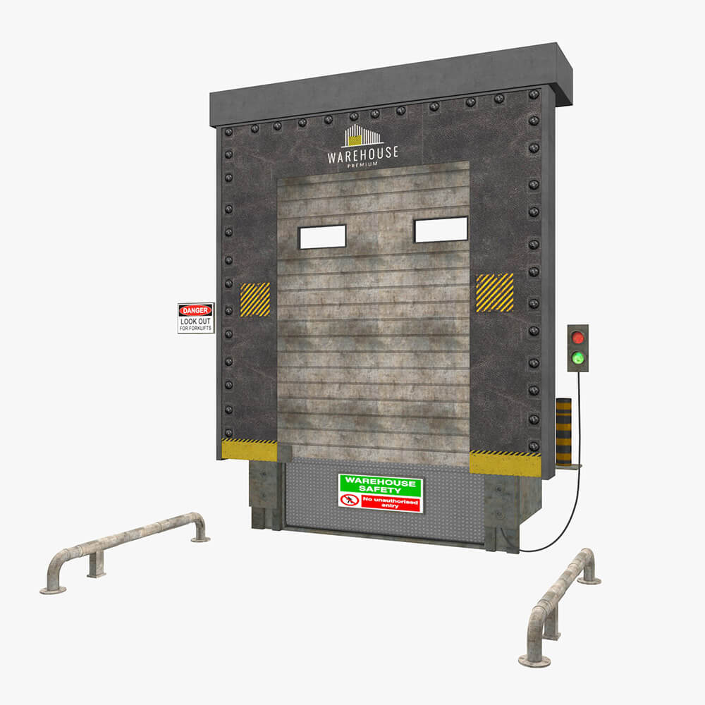 Loading Dock Door - 3D Model by DnD