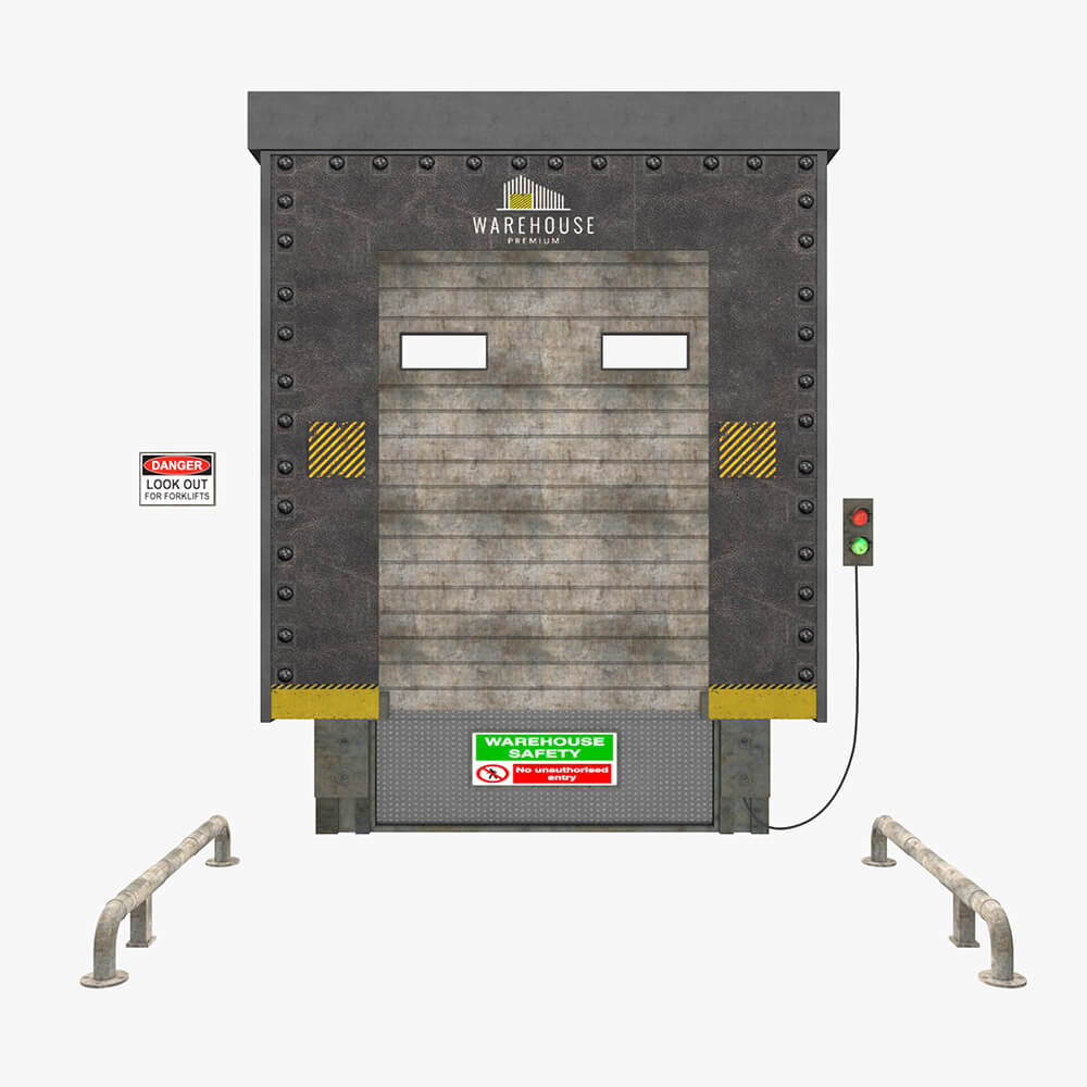 Loading Dock Door - 3D Model by DnD