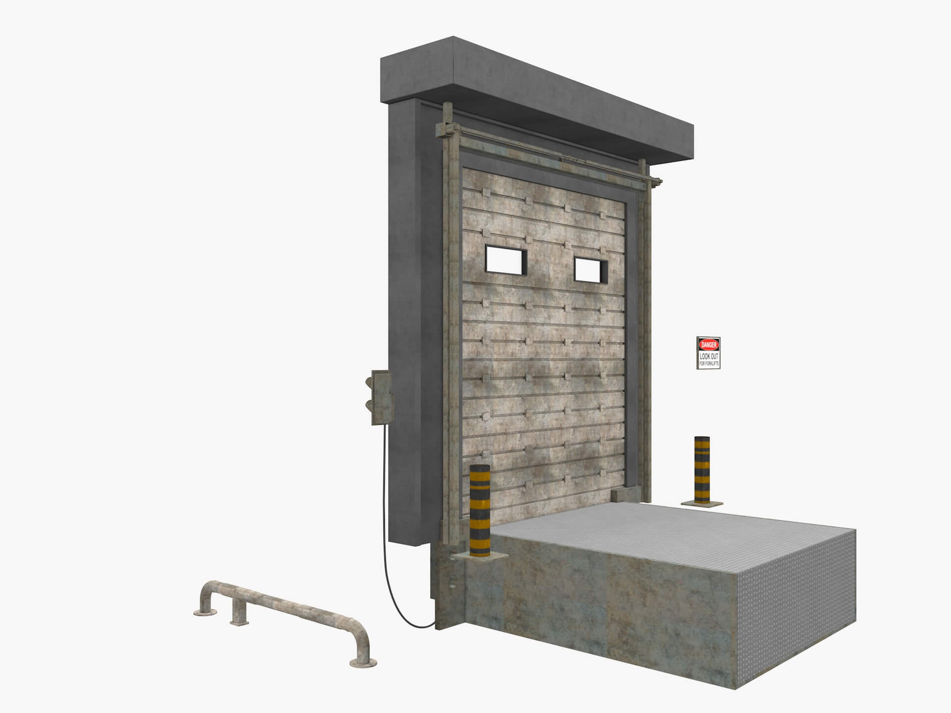 Loading Dock Door - 3D Model by DnD