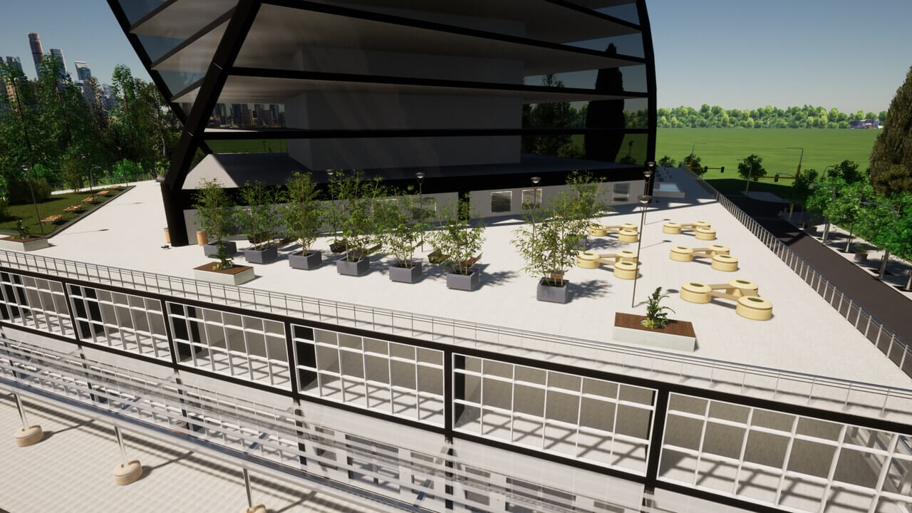 Residential and Commercial Building Stanczyk 3D Model by DniproDyP