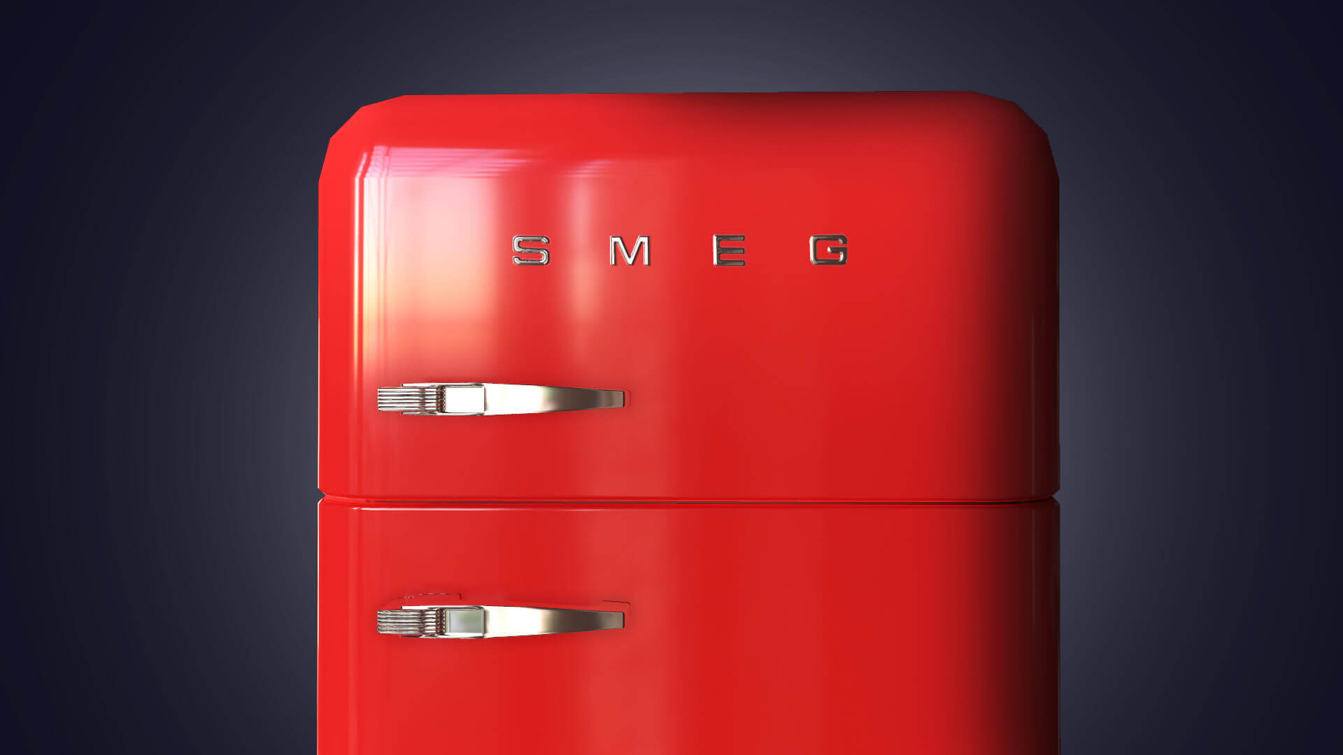 SMEG Refrigerator - 3D Model by dobri