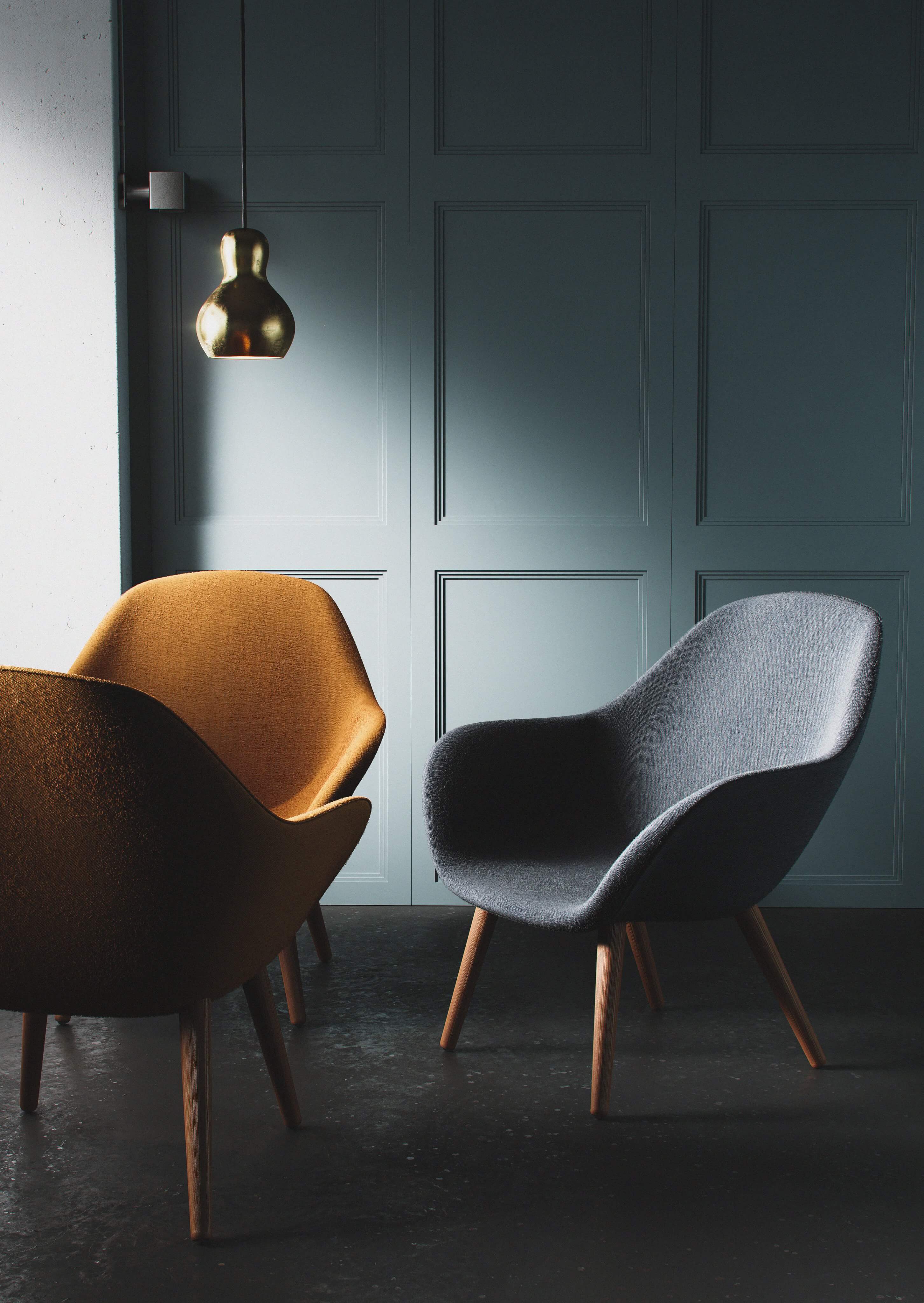 Detailed chair visualisation 3D Render by dockkock123