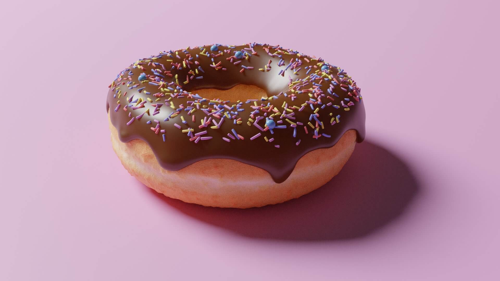 Donut 3D Render | RenderHub Gallery