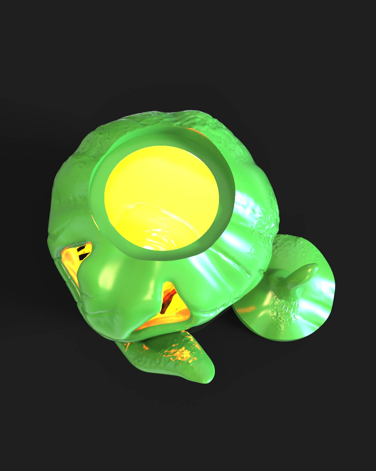 Toothy Pumpkin for Halloween - Free 3D Print Model by Donshifron