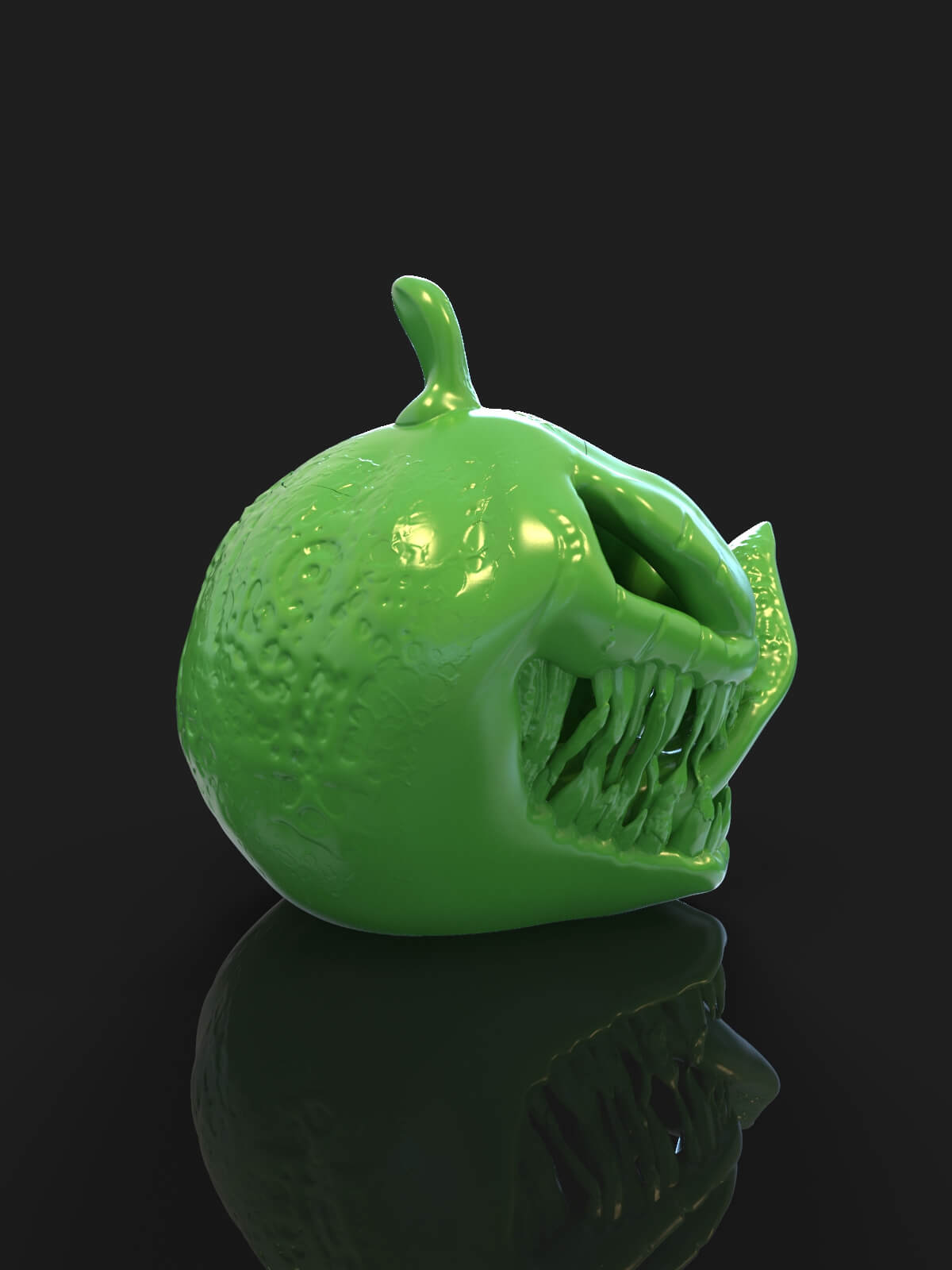 Toothy Pumpkin for Halloween - Free 3D Print Model by Donshifron