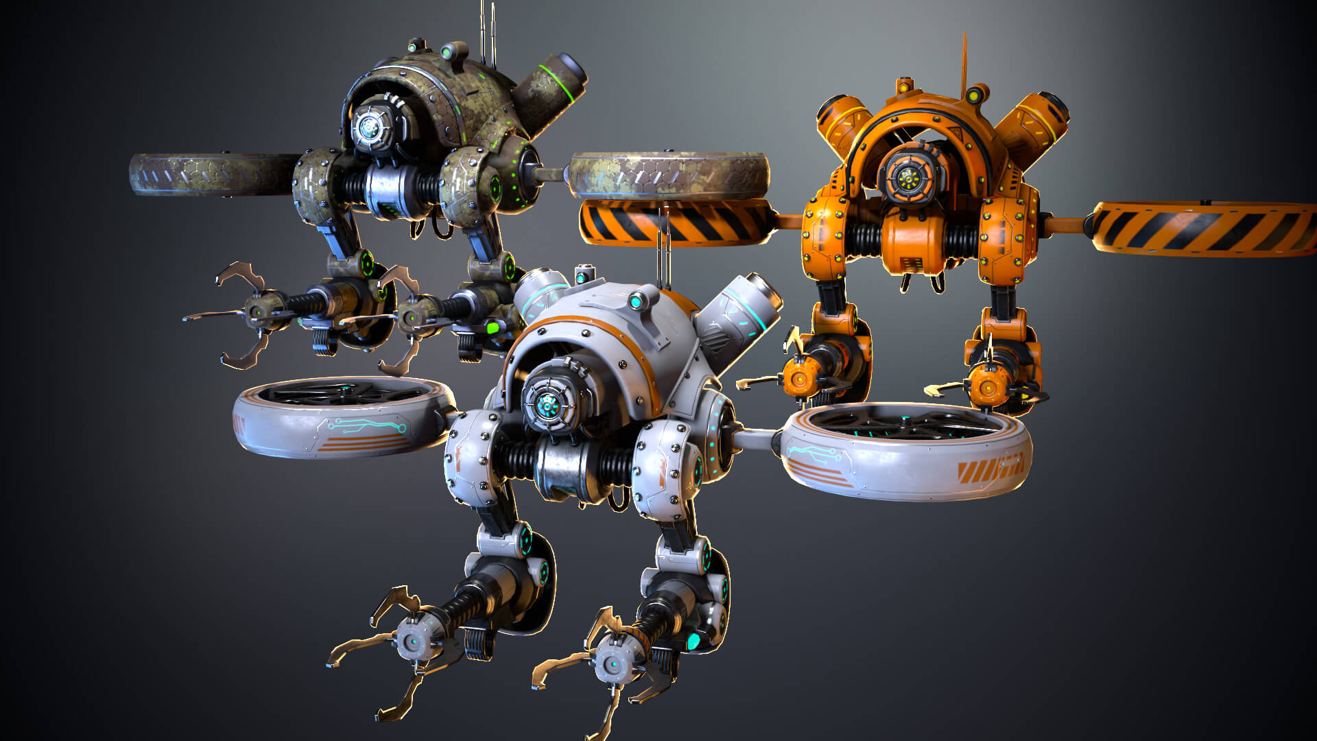 Sci-Fi Drone 01 3D Model by Dorlak_1989