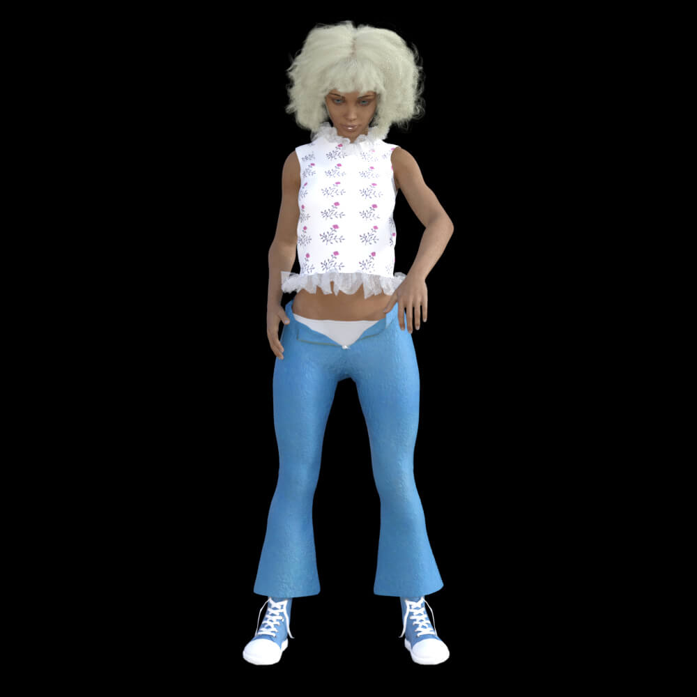 Bell Bottoms for G8F - Daz Content by DoroThee237