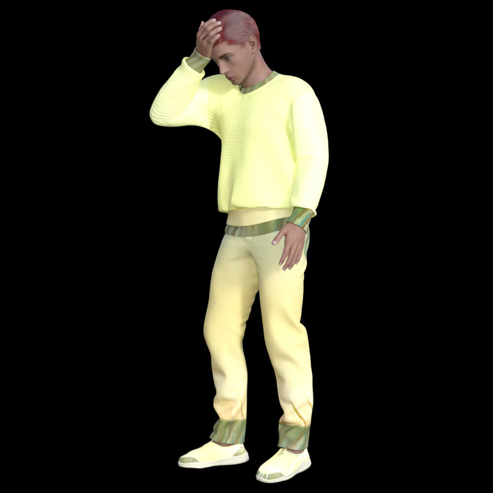 Everyday Poses for G8 Pack05 - Daz Content by DoroThee237