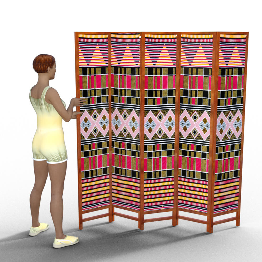 Foldable Room Separator - Daz Content by DoroThee237
