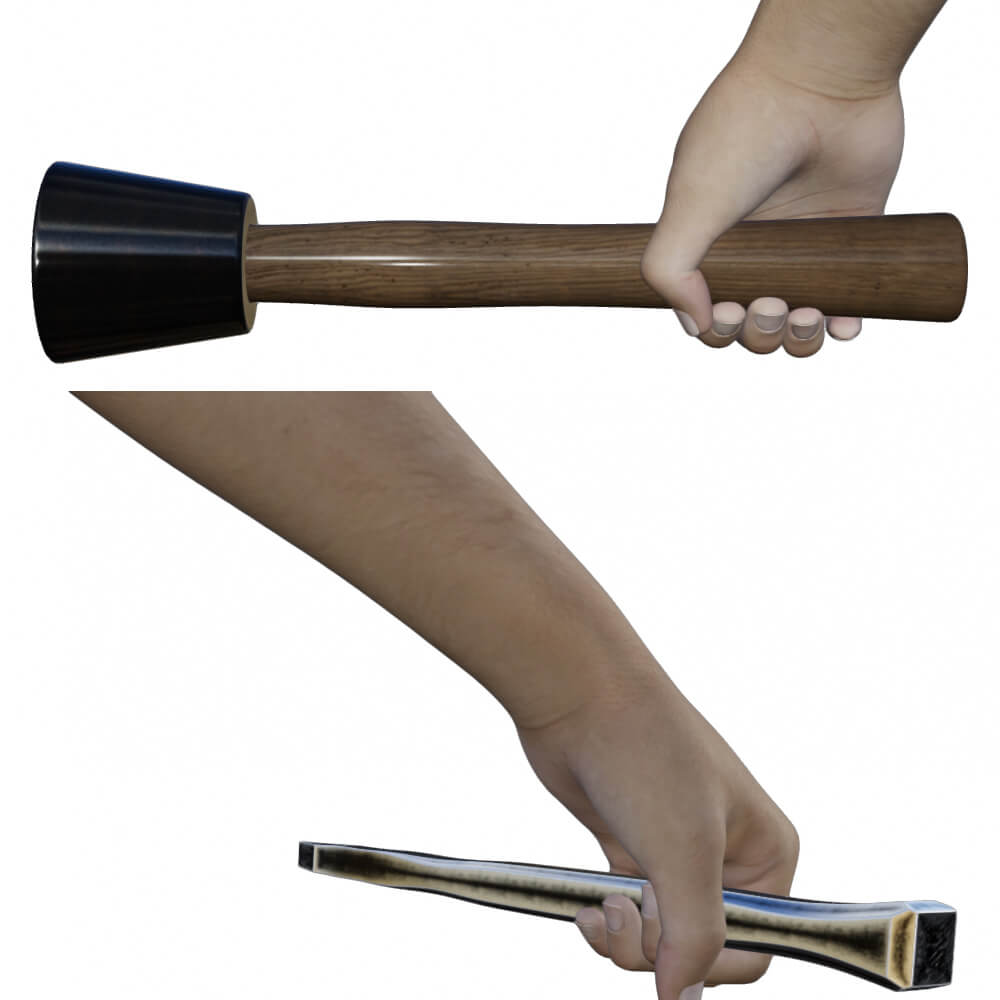 G8 Poses for Stone Carving Tool Set - Daz Content by DoroThee237