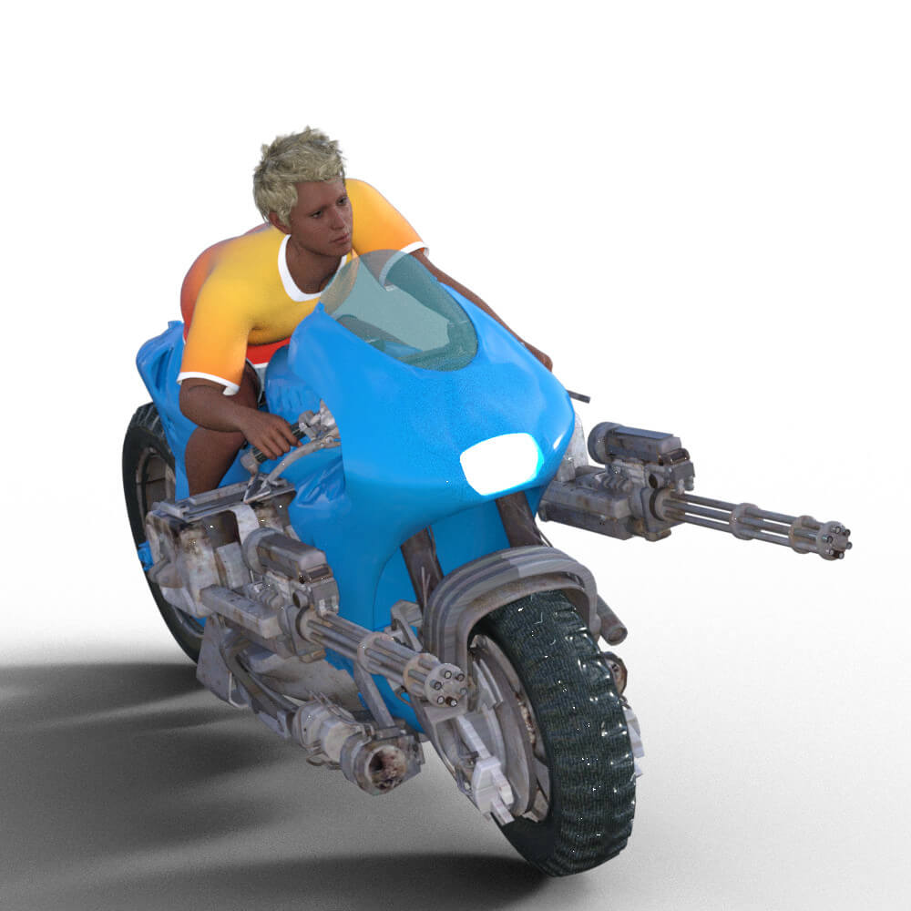 G9 Bike Poses - Daz Content by DoroThee237