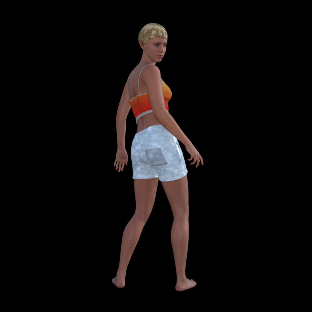 G9F Look Behind Her - Daz Content by DoroThee237