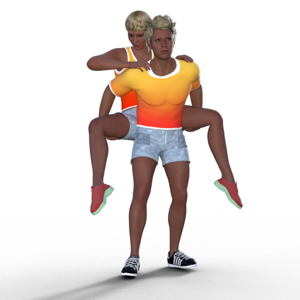 G9M Carry G9F - Daz Content by DoroThee237