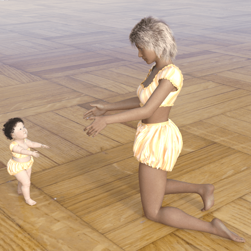 bloomer for G8F 3D Render, Digital Art by DoroThee237