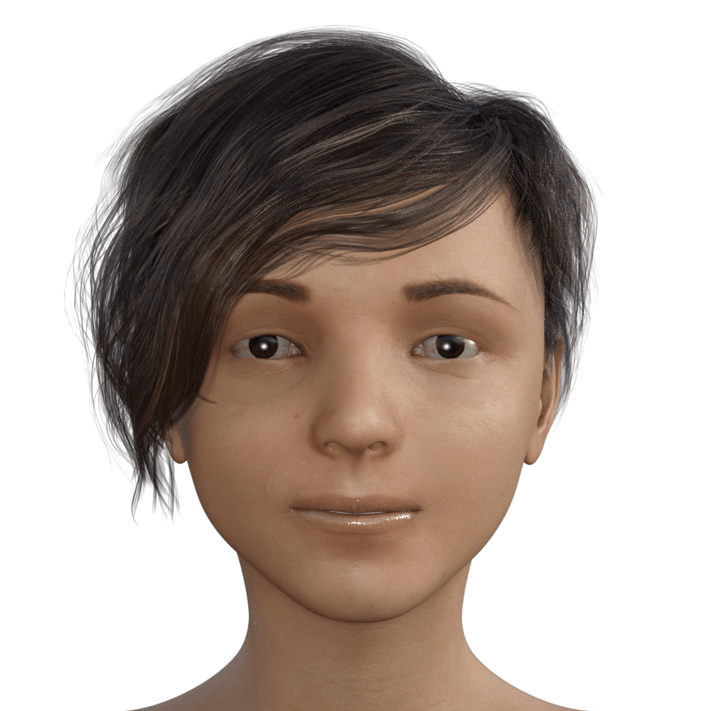 Face Transfert 3D Render, Digital Art by DoroThee237