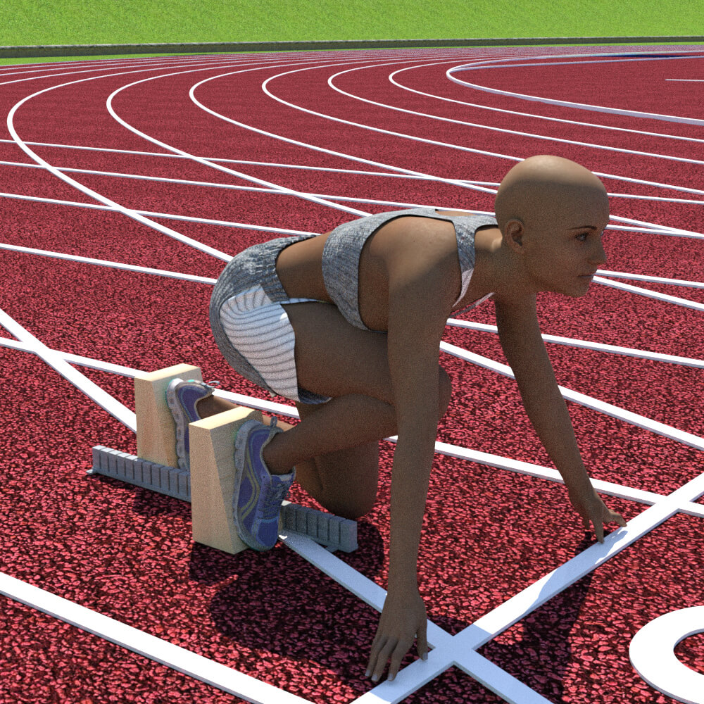 G8F Run 3D Render, Digital Art by DoroThee237