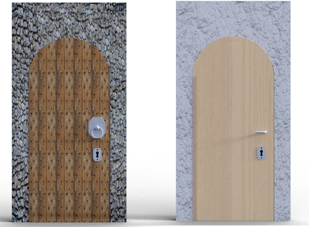 Rounded door 3D Render, Digital Art by DoroThee237