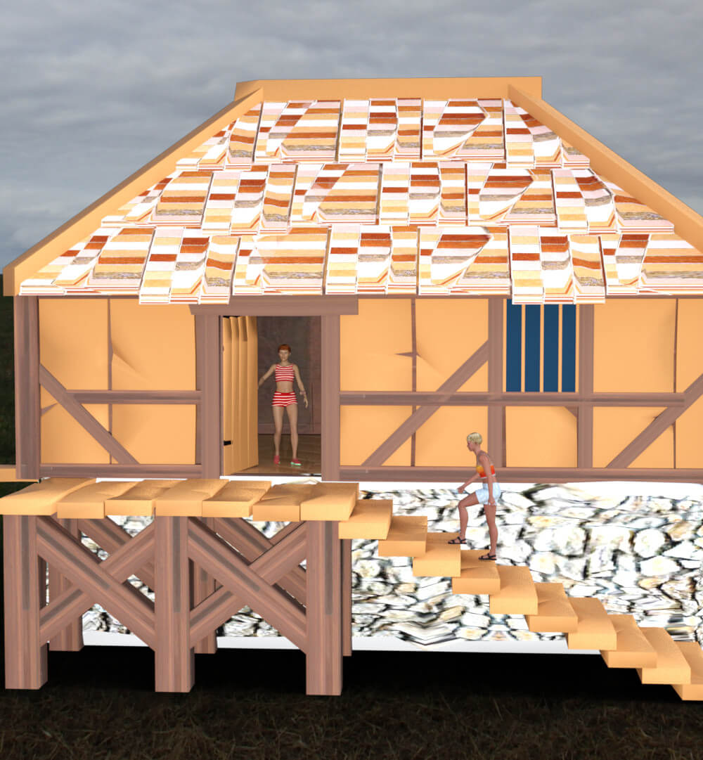 Visiting the neighbor 3D Render, Digital Art by DoroThee237