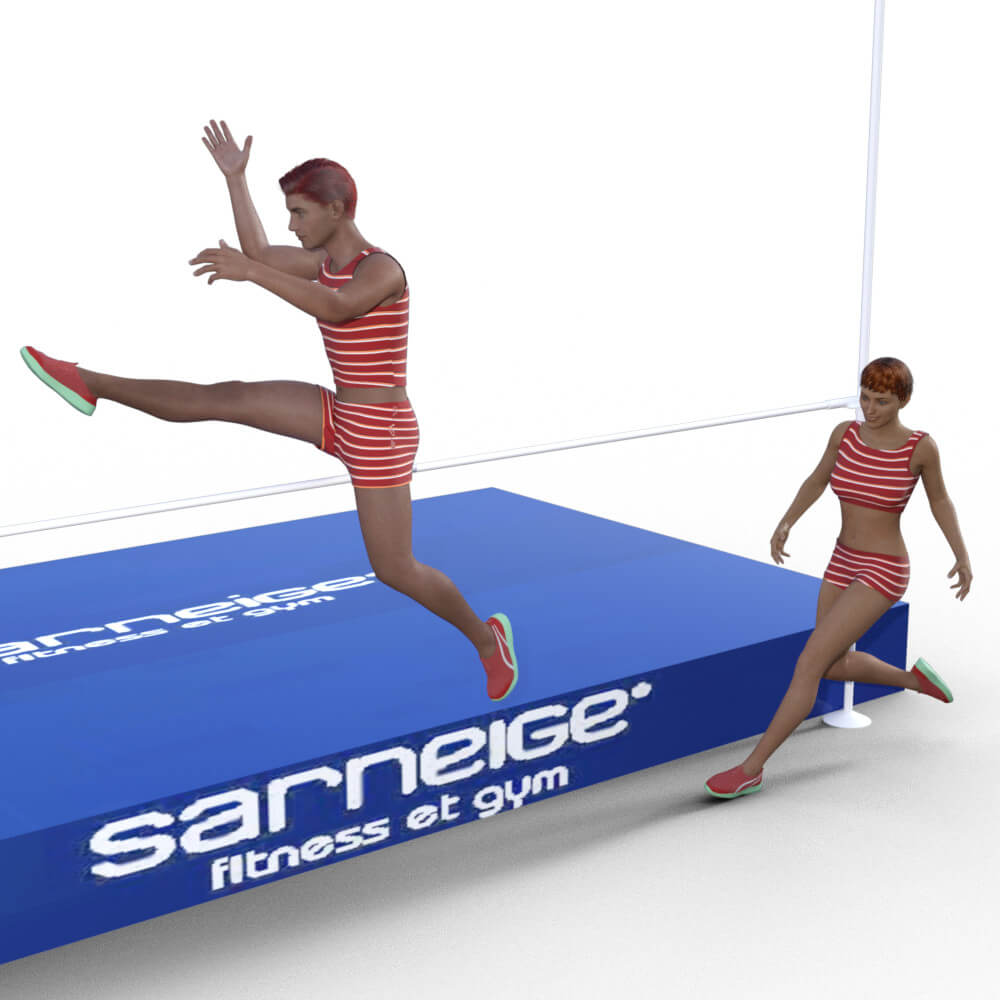 High Jump for Genesis - Daz Content by DoroThee237