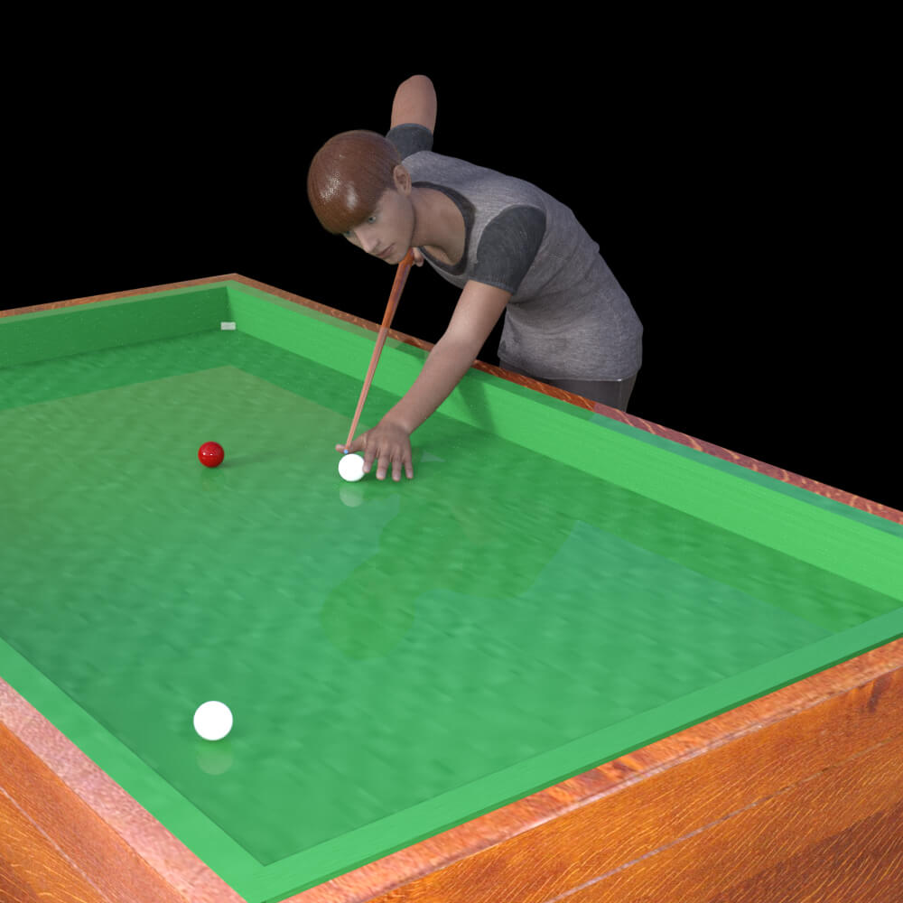 Poses for Billiard Pool Table - Daz Content by DoroThee237