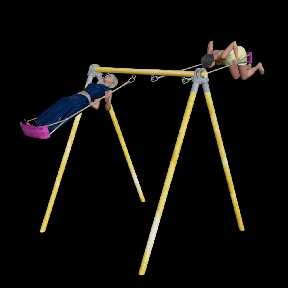 Poses for Swing for Genesis - Daz Content by DoroThee237