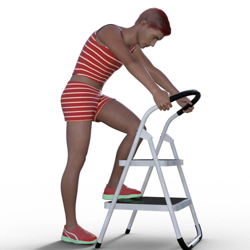 Stepladder for Genesis 8 and 9 - Daz Content by DoroThee237