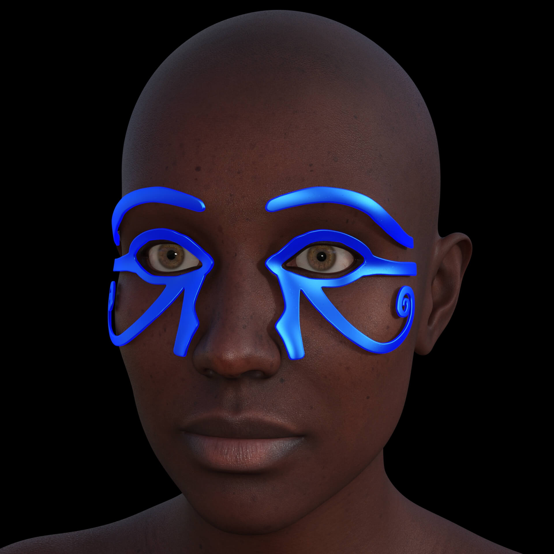 The Mask of Horus for G8F - Daz Content by DoroThee237