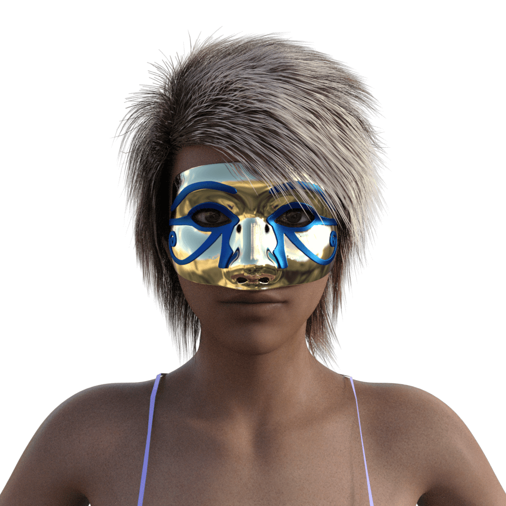 The Mask of Horus for G8F - Daz Content by DoroThee237