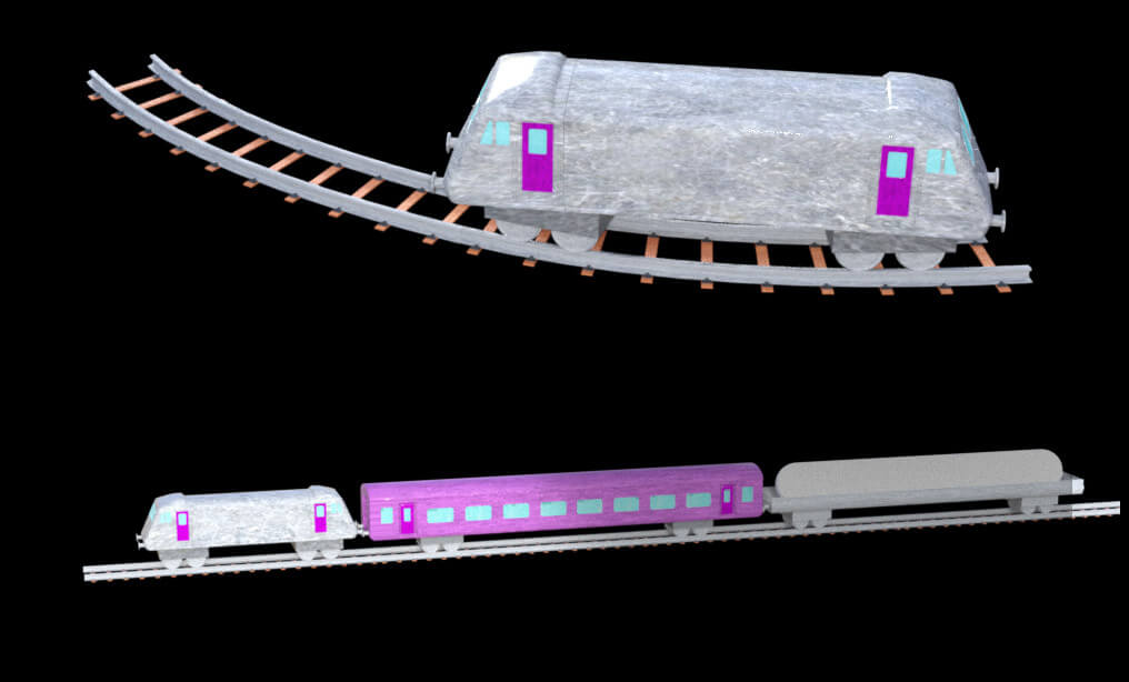 Train04 - Free Daz Content by DoroThee237