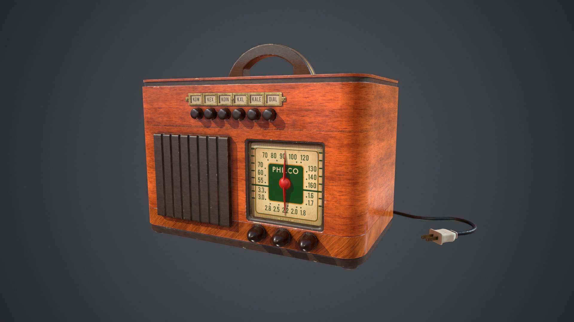 Vintage Radio - 3D Model by Dosiis - Creative Studio