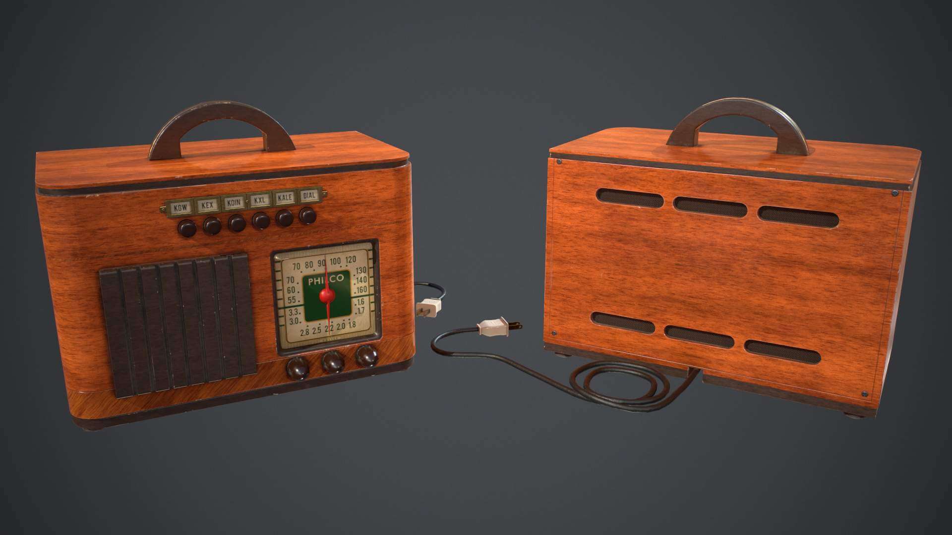 Vintage Radio - 3D Model by Dosiis - Creative Studio