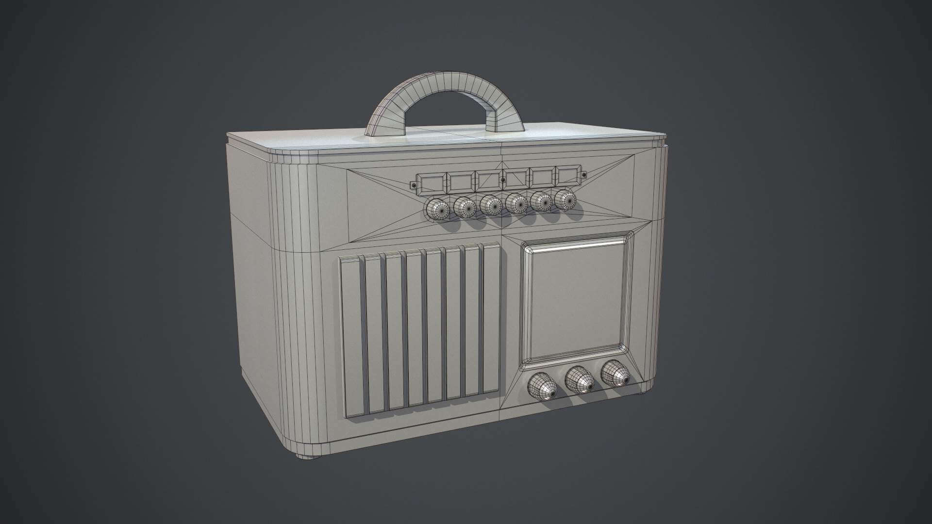 Vintage Radio - 3D Model by Dosiis - Creative Studio