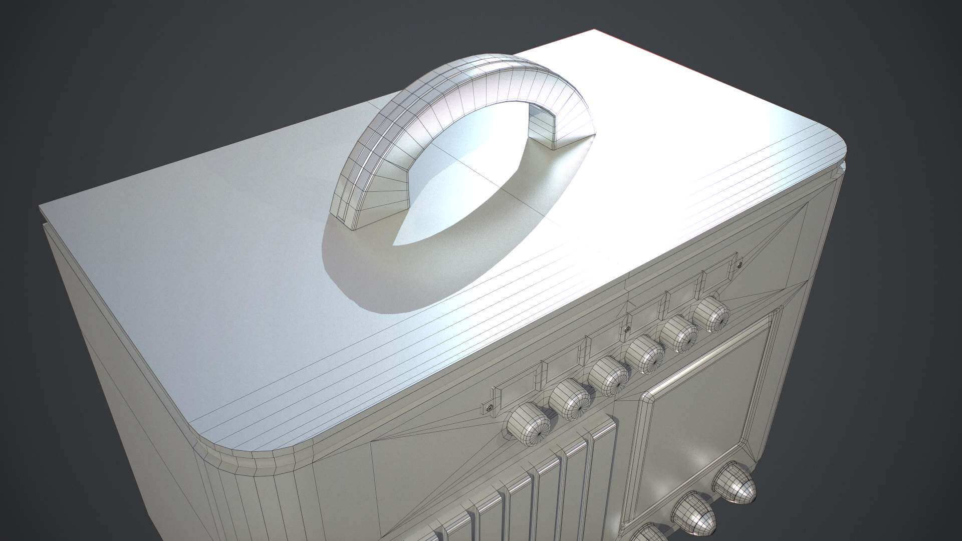 Vintage Radio - 3D Model by Dosiis - Creative Studio