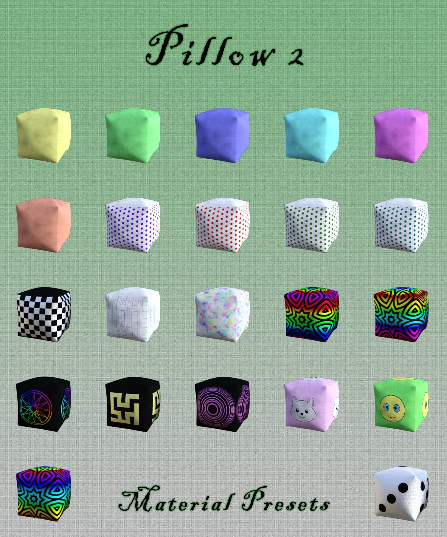 DoubleL's Simple Pillow Props - Daz Content by DoubleL