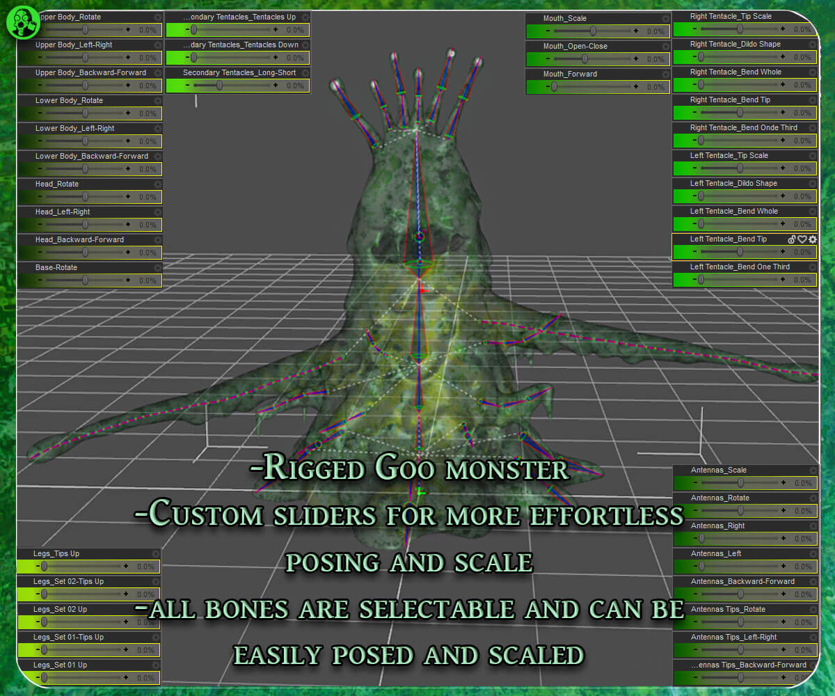 DragiHadzitosic-Goo Monster Daz Content by DragiHadzitosic