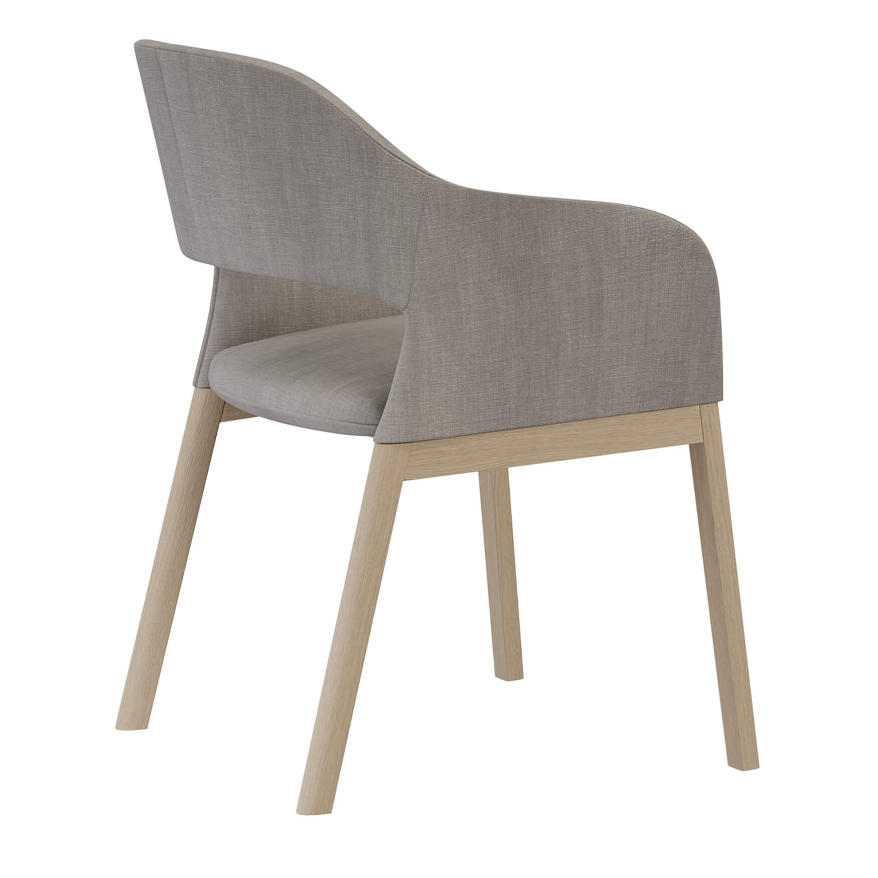 Brunner Invite Upholstered Wooden Chair - 3D Model by DragoDark