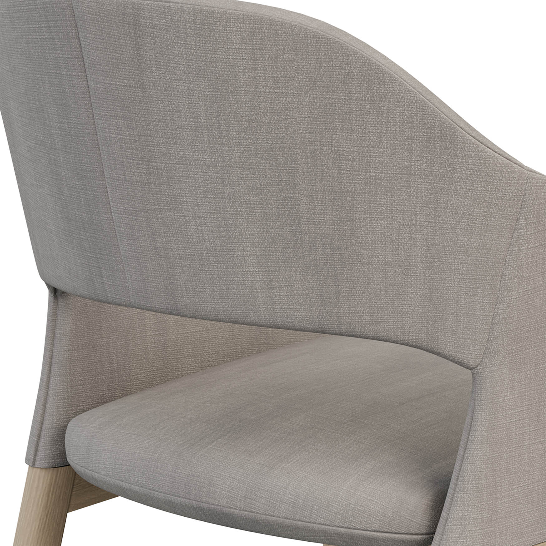 Brunner Invite Upholstered Wooden Chair - 3D Model by DragoDark