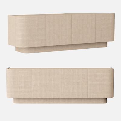 Solstice Media Console - 3D Model by DragoDark