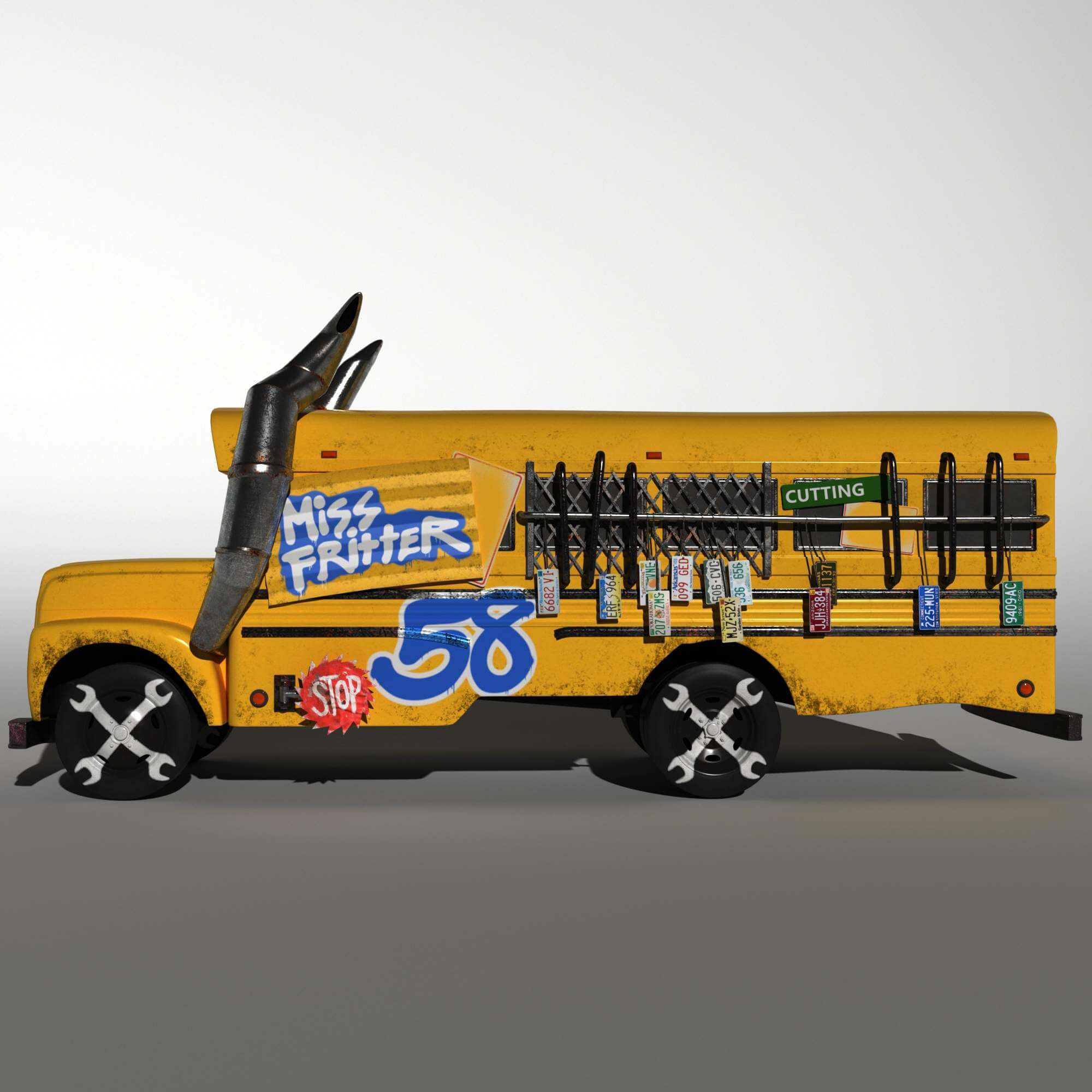 Miss Fritter - 3D Model by DragoN777