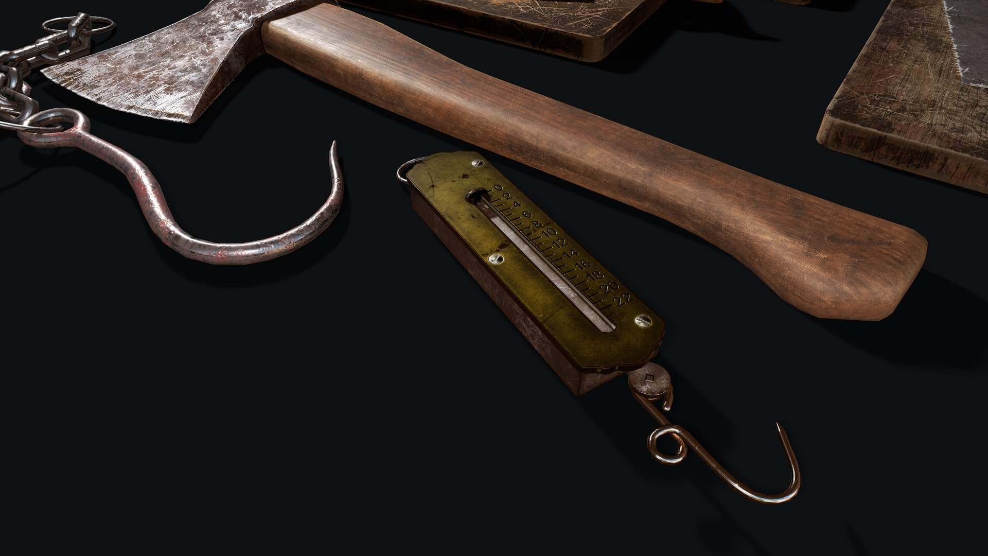 Butcher Set 2.0 - 3D Model by Dragons_soul