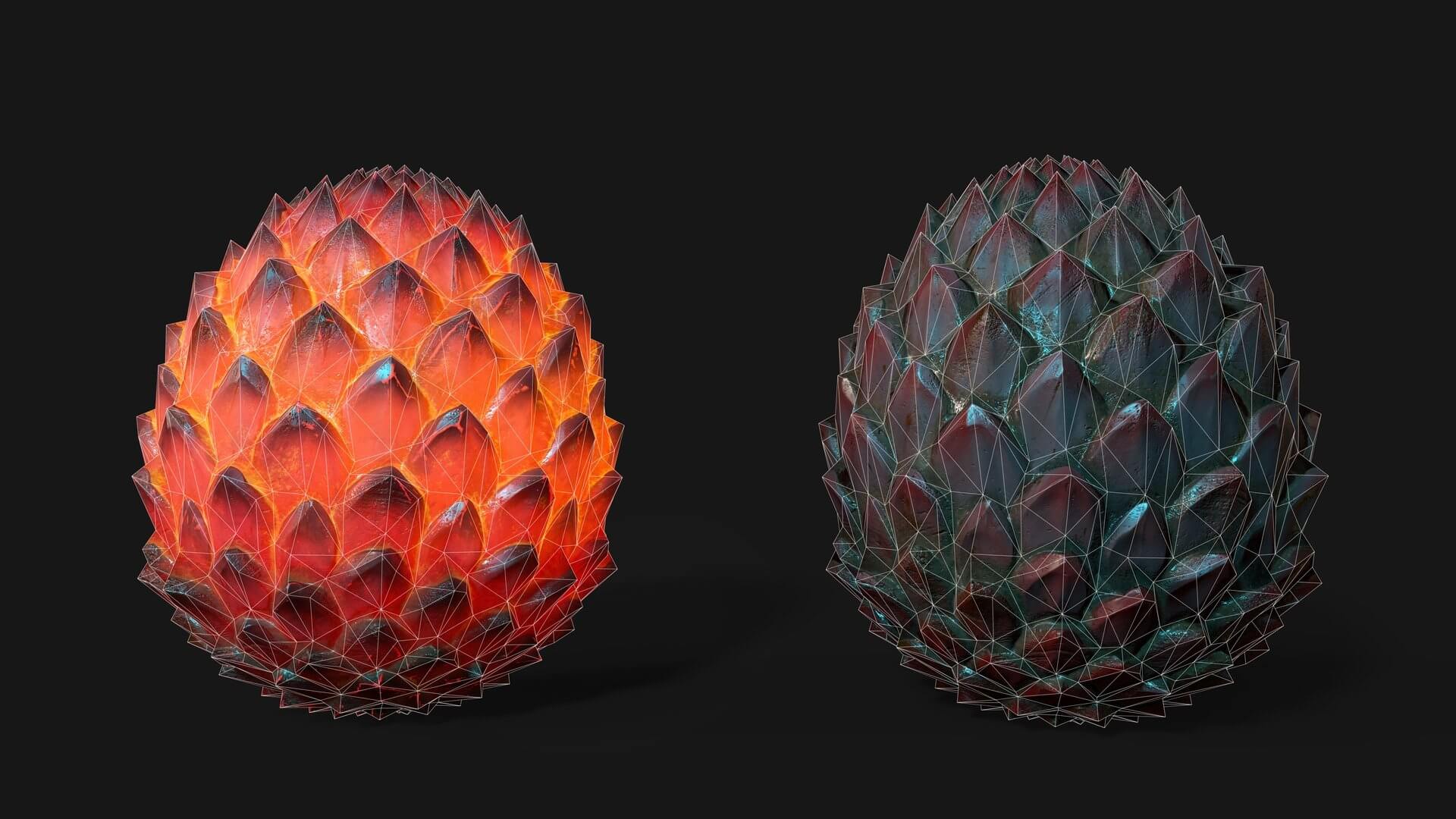 Dragon Egg - 01 3D Model by Dragons_soul